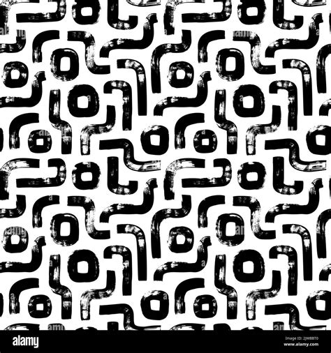 geometric shapes in retro style seamless pattern stock vector image