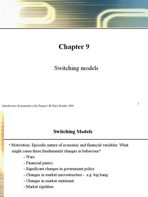 Ch9 Slides Econometrics Mba Pdf Econometrics Seasonality
