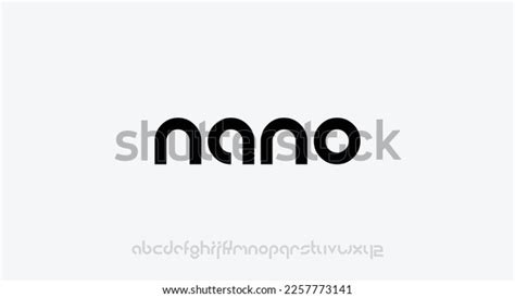 Tech Vector Font Typeface Unique Design Stock Vector Royalty Free 2257773141 Shutterstock