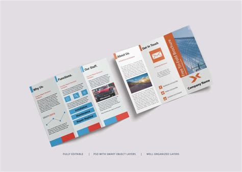Free Company Tri Fold Brochure Design