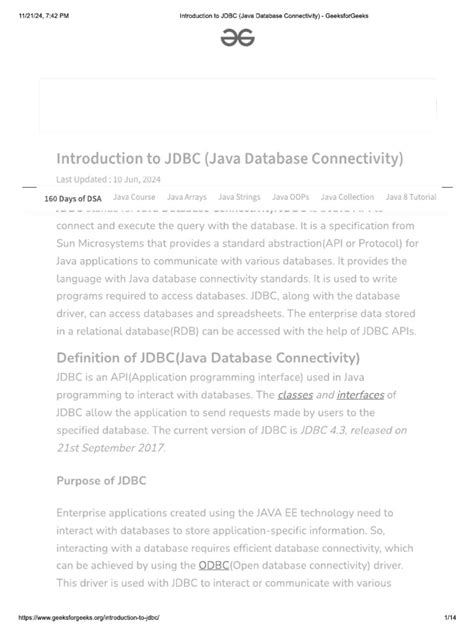 Jdbc Pdf