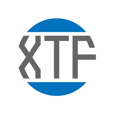 Xtf Letter Logo Design On White Background Xtf Creative Initials Xtf Letter Logo Design On White Background Xtf Creative Initials
