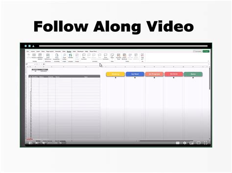 Ultimate Kanban Board Excel Template Project Tracker With Monthly Yearly Calendars With