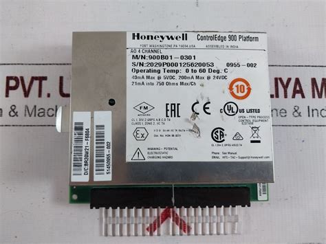 Honeywell B Channel Analog Output Card Aeliya Marine