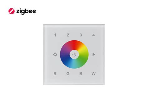 Zigbee Glass Rgbw Led Touch Dimmer Panel Uprise Seamless Led Strip