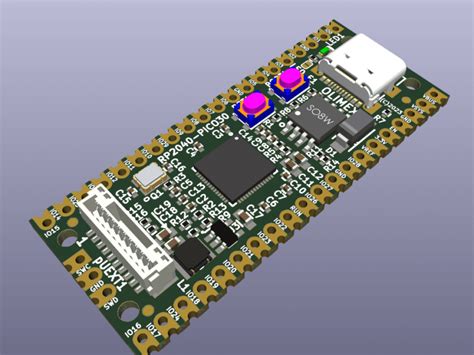 Olimex Pulls Out All I O On USB C Raspberry Pi Pico Board