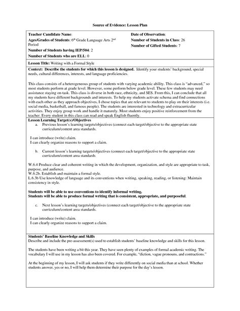 Solution Student Centered Lesson Plan Studypool