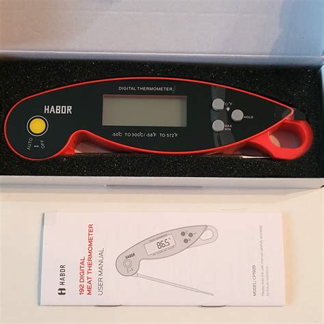 Habor 192 Digital Meat Thermometer Backlit Display Magnetic 2 Sec