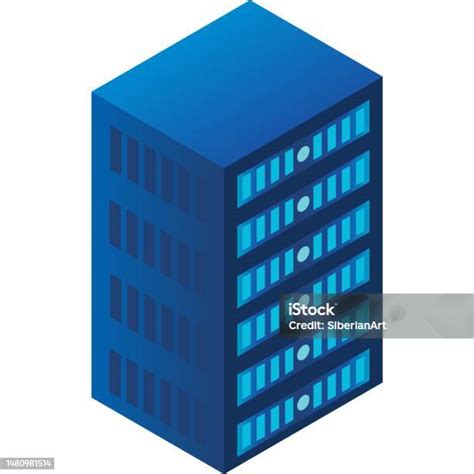 Data Server Rack Vector Cloud Computing Icon Stock Illustration