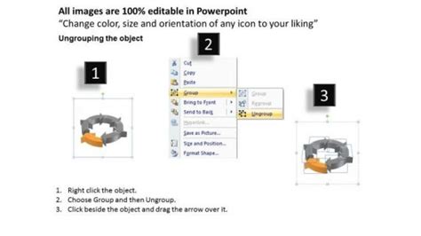 Ppt Components Of Circular Powerpoint Menu Template Process Chart Templates