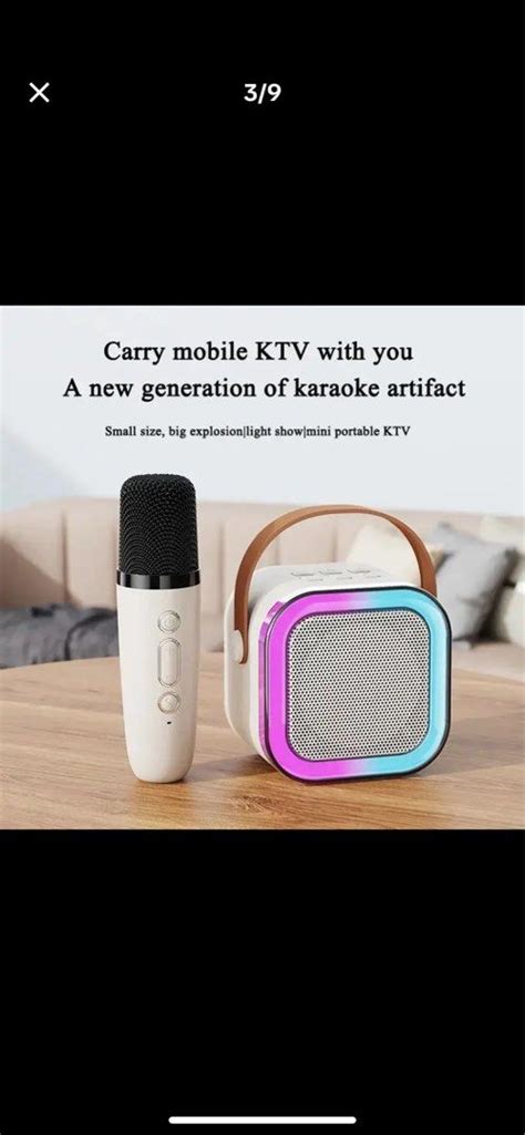 K Karoke Portable Bluetooth System Audio Portable Audio Accessories On Carousell