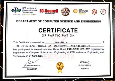 Cybersecurity Ctf Ethicalhacking Kpr Exploitx Learningbydoing Mukesh K
