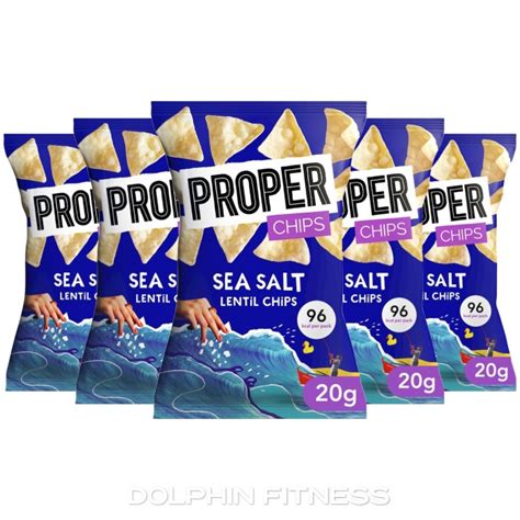 Proper Properchips Sea Salt Lentil Chips 24 X 20g