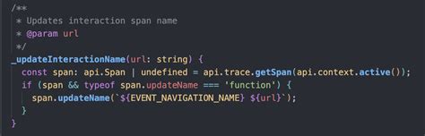 User Interaction Switch Span Name Failed · Issue 1467 · Open Telemetry