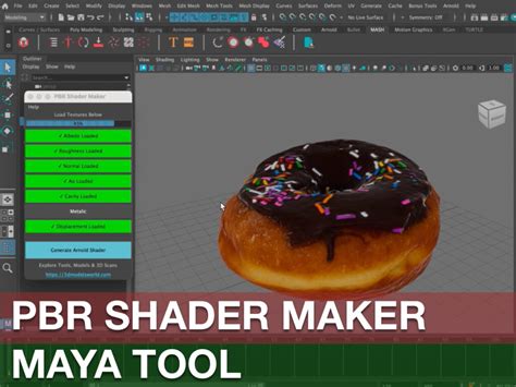 Projshader Tool Quickly Create Projection Shaders In Maya 3d Models World
