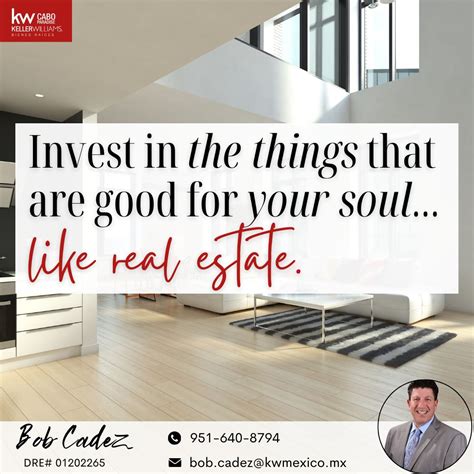 Invest In The Things That Are Good For Your Soul Bob Cadez Posted On