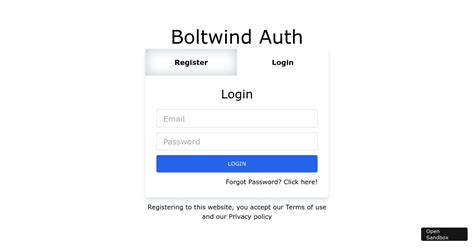 Auth Page Design Route Forked Codesandbox