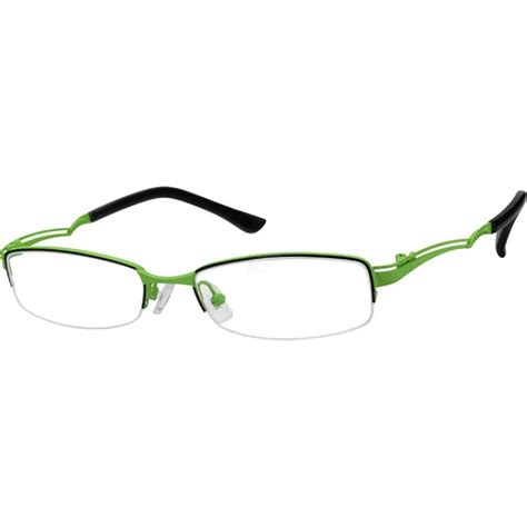 Green Rectangle Glasses 499324 Zenni Optical
