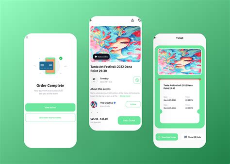 Ticketch Premium Event Booking Flutter App UI Template Code Market