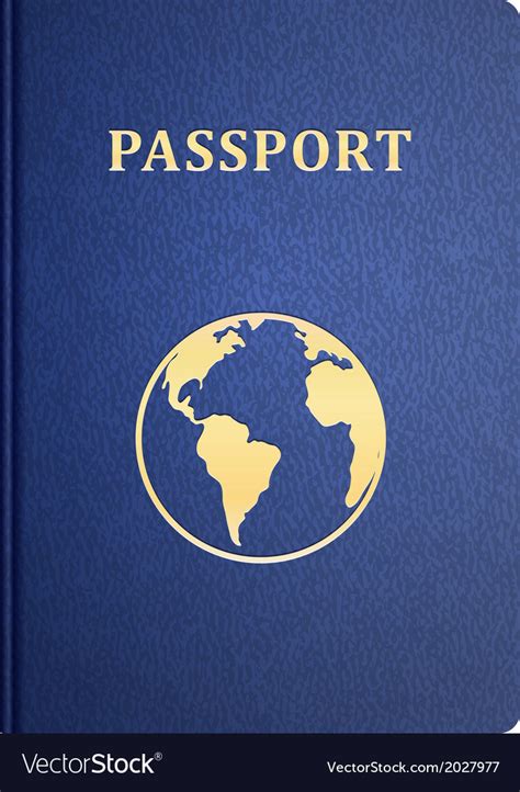 Passport Royalty Free Vector Image Vectorstock Passport Royalty Free Vector Image Vectorstock