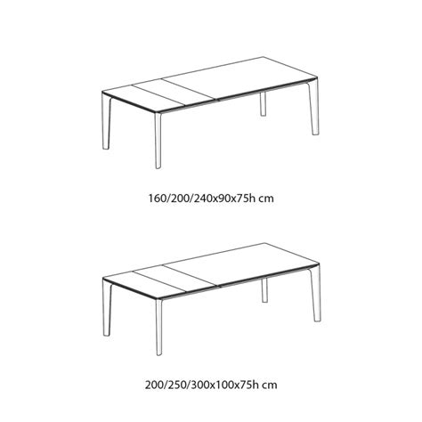 Mesa Versus Extensible De Bontempi Muebles Modernos Italianos