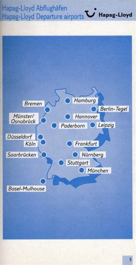 Hapag Lloyd Airlines Timetables And Route Maps The Airchive 2 0