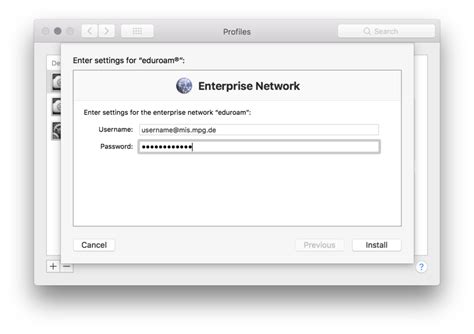 Eduroam MPI MiS Documentation Documentation