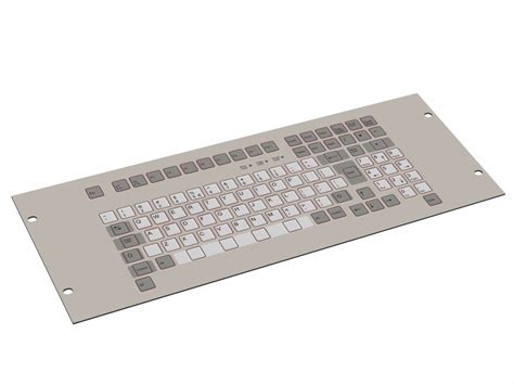 Tipro Standard Layout Rack Mount Keyboard Usb K 645 Bou The