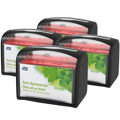 Tork® Xpressnap® N4 Tabletop Napkin Dispenser Black Enterprise