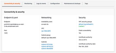 Creating Sql Server In Amazon Cannot Connect To It Using Azure Data