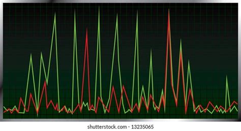 Graph Oscillation Vector Illustration Stock Vector Royalty Free 12022702 Shutterstock