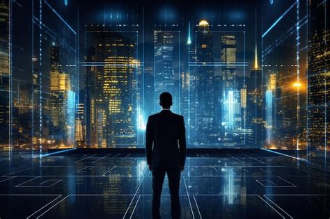 Datadriven Disruption Premium Ai Generated Image