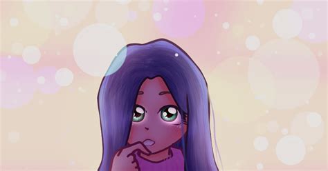 Девочка с синими волосами Пикабу