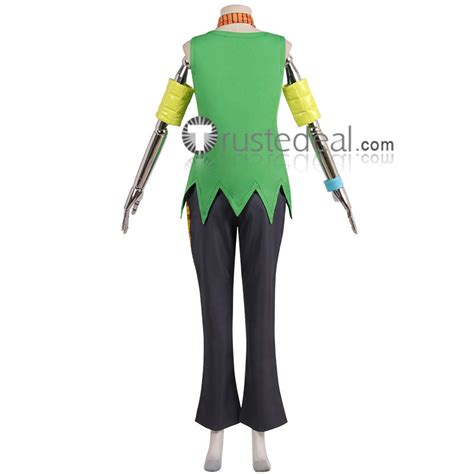 Jojos Bizarre Adventure Ermes Costello Green Cosplay Costume