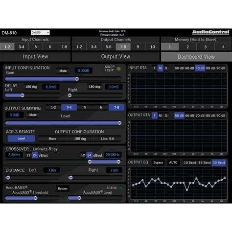 AudioControl DM 608 Premium 6 Input 8 Output DSP Matrix Processor