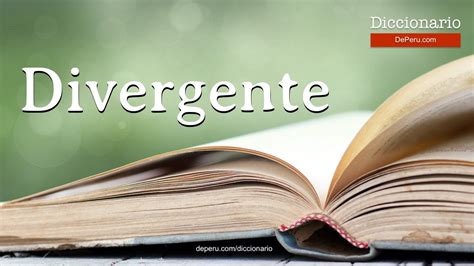 Palabra Divergente En El Diccionario