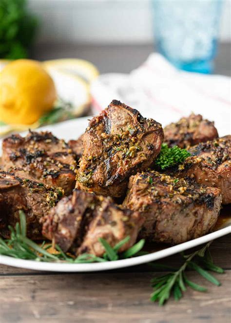 Greek Lamb Loin Chops Grilled Kevin Is Cooking