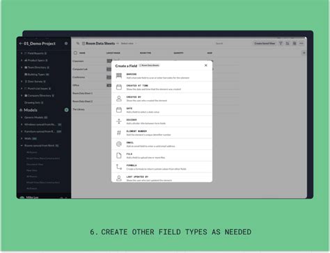 How To Create Room Data Sheets Linked To Revit