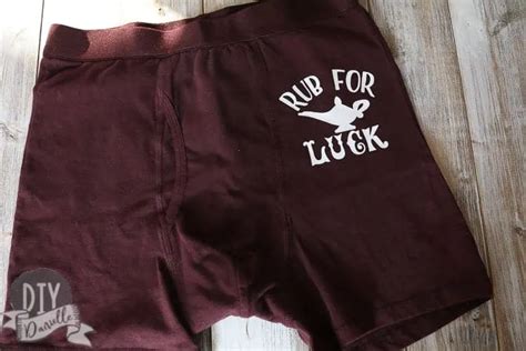 Easy Personalized Boxer Briefs For Valentine S Day DIY Danielle
