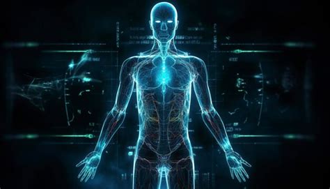 Premium Ai Image Artificial Intelligence A Humanoid Cyber Human With A Neural Network Thinks