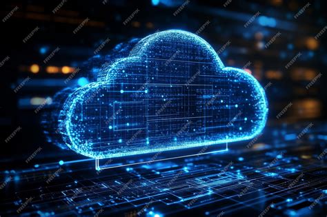 Ethereal Cloud Structure In A Digital Network Visualizing The Fluid Nature Of Cloud Computing