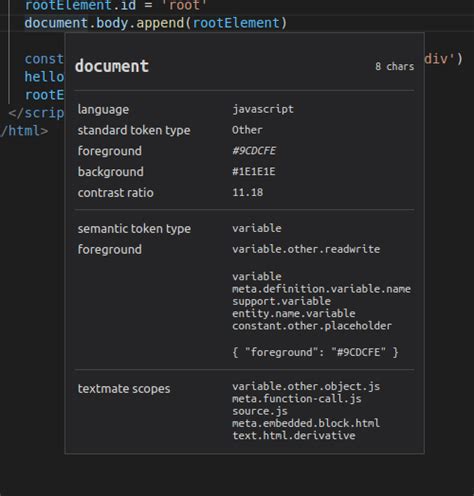 Html Semantic Highlight With Tag · Issue 121577 · Microsoft Vscode · Github