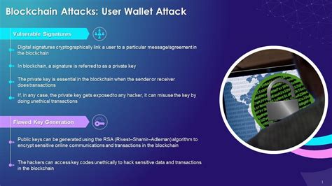 Major Types Of User Wallet Attacks On Blockchain Training Ppt Ppt Example