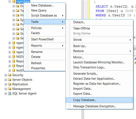Sql Server Create Duplicate Sql Database For Testing Stack Overflow