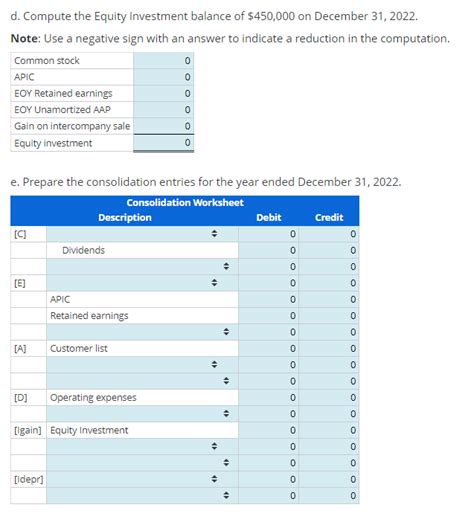 Prepare Consolidation Spreadsheet For Intercompany