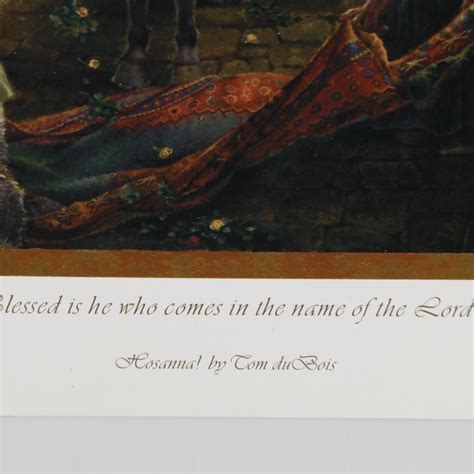 Tom Dubois Offset Lithograph Hosanna 2002 Ebth
