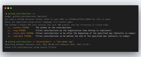 Releasing Githubcontributions Ruby Gem Kevin Jalbert