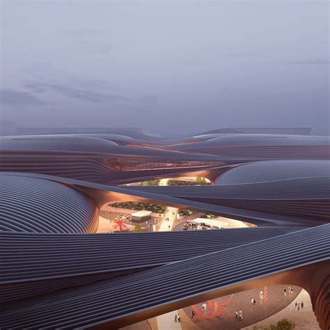 Zaha Hadid Architects Designs Jinghe New City Culture And Art Centre