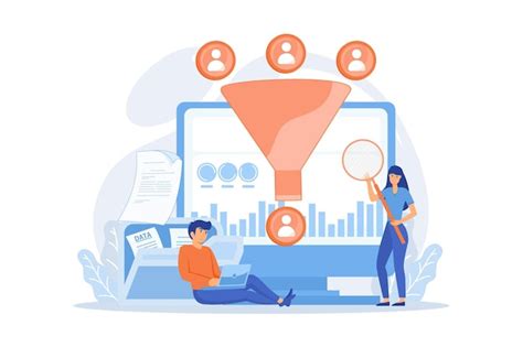 Premium Vector Data Scientist And Specialist Extract Knowledge And Insights From Data Data