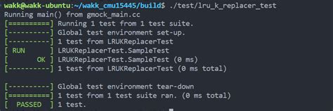 2022 Cmu15 445 Project 1 Buffer Poollruk Csdn博客